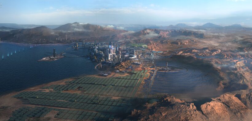 Cyberpunk 2077 In-Game World Map Seen In Concept Art, New Screenshot Shared