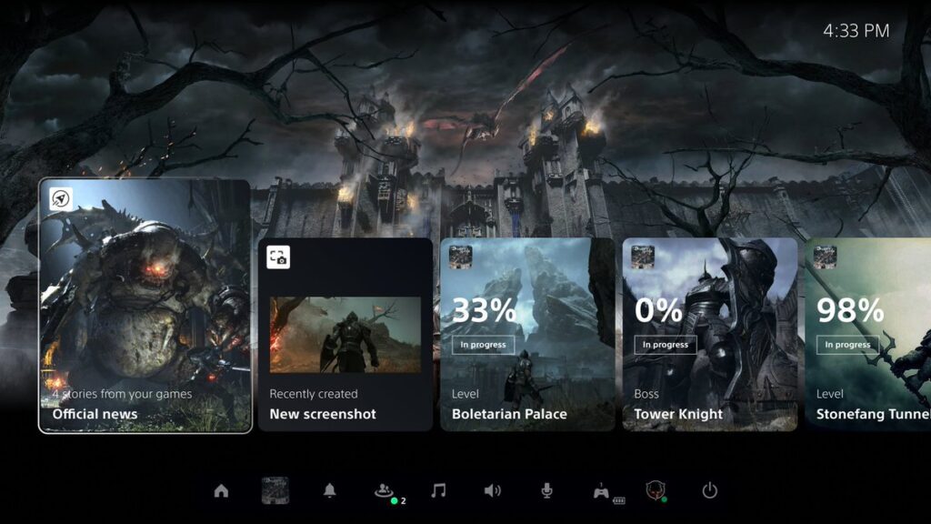 PS5 UI Mockup Shows How Demon's Souls and Bloodborne Activities Will ...