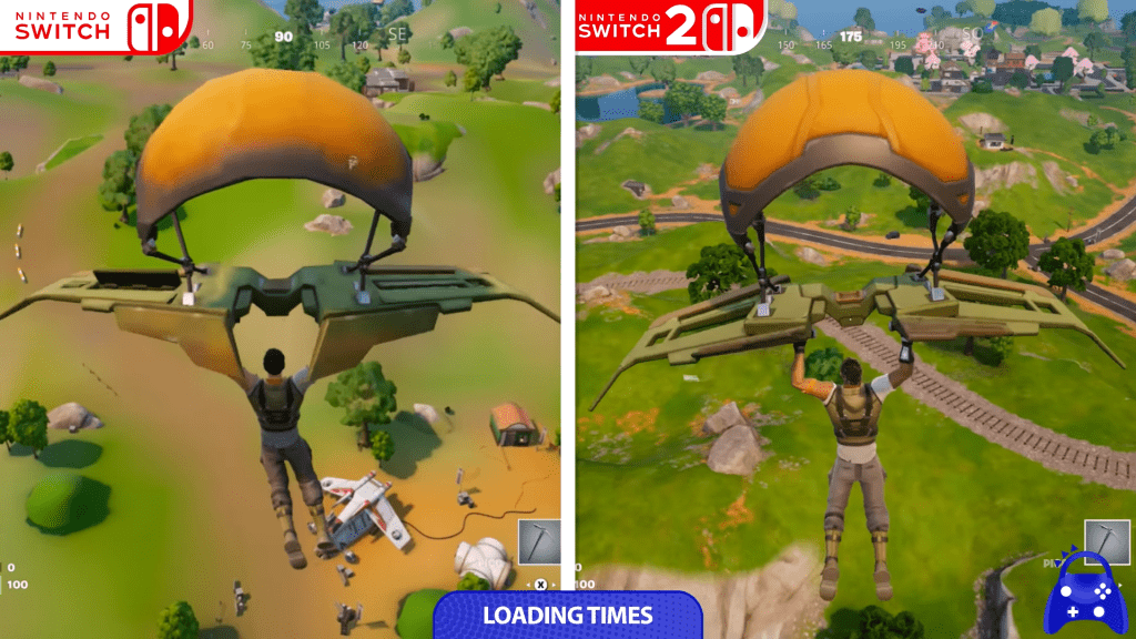 Fortnite Shows the Most Significant Upgrade on Nintendo Switch 2 Among Cross-Gen Titles