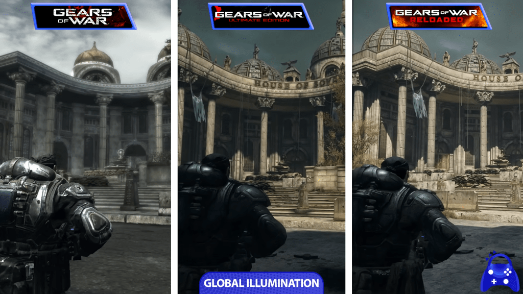 Gears of War Reloaded Final Graphics Comparison to Original and Ultimate Editions
