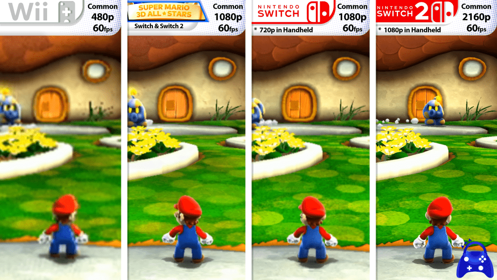 Super Mario Galaxy 1 and 2 Compared Across Wii, Switch, and Switch 2 With 3D All-Stars