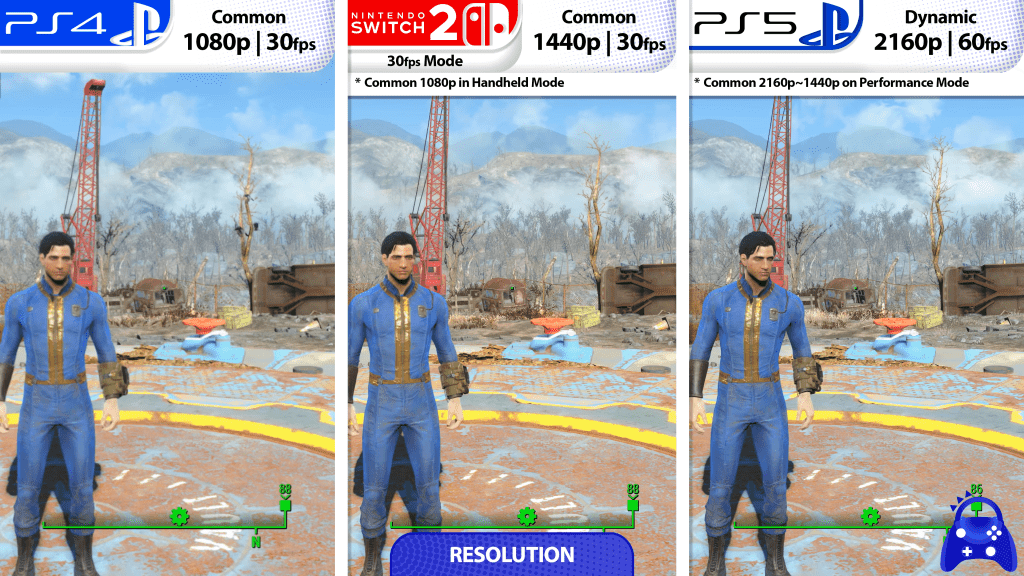 Fallout 4 Switch 2 Graphics Comparison Reveals Performance and ...