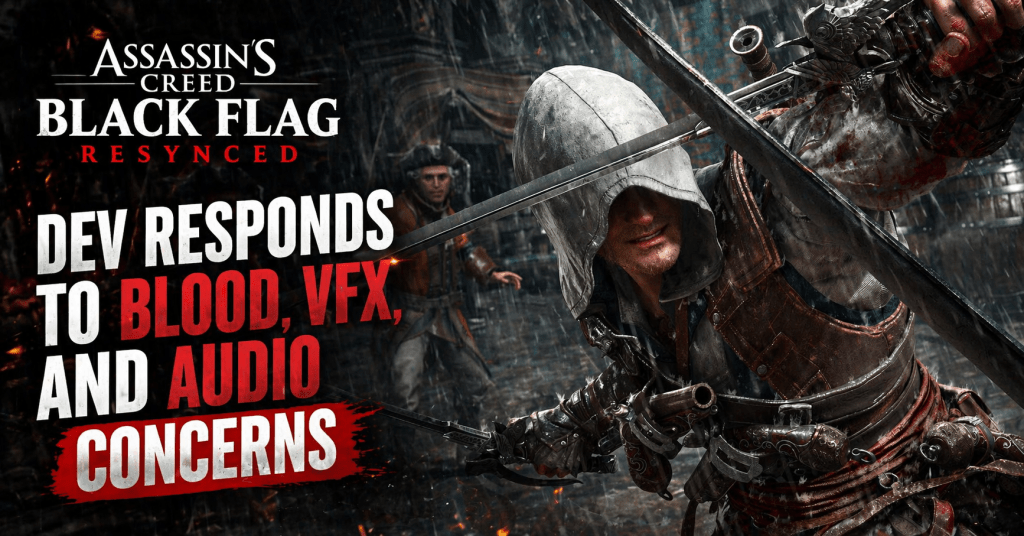 Assassin’s Creed Black Flag Resynced Dev Responds to Blood, VFX, and ...
